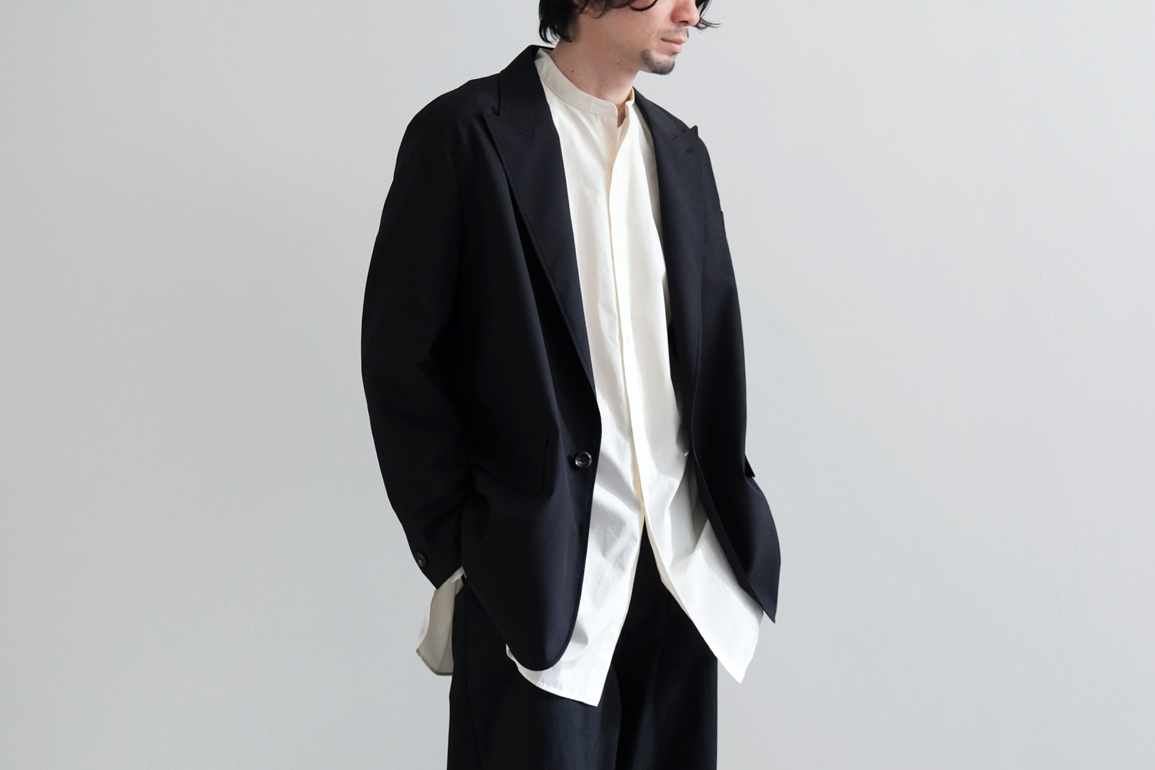 “Rob” BAND COLLAR SHIRTS - WUNDER